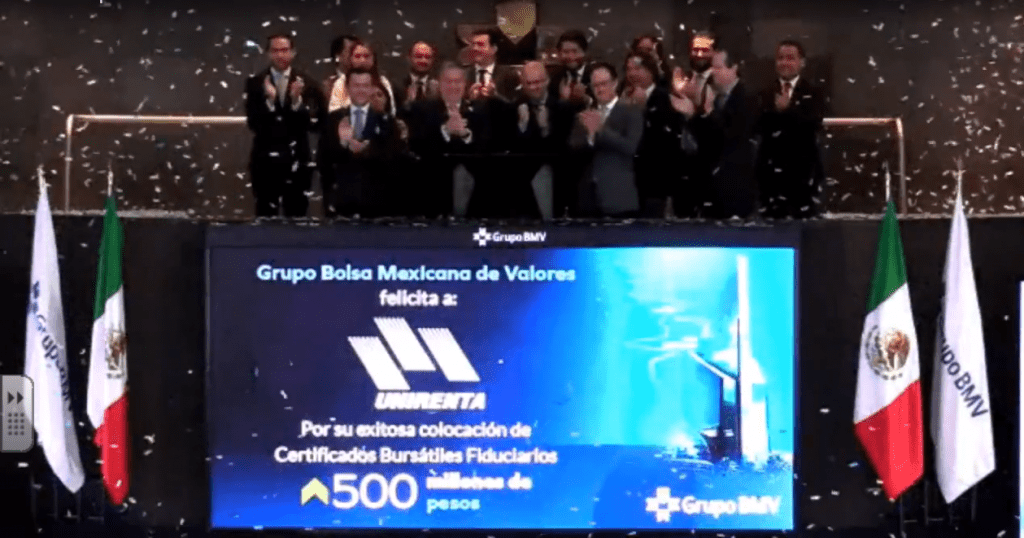 UNIRENTA coloca en BMV 500 MDP en Certificados Bursátiles Fiduciarios ...